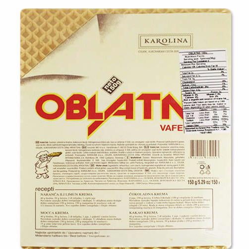 Tort Wafers (THICK) Oblatne, 150g, 5 sheets (Sloboda) - Walmart.com