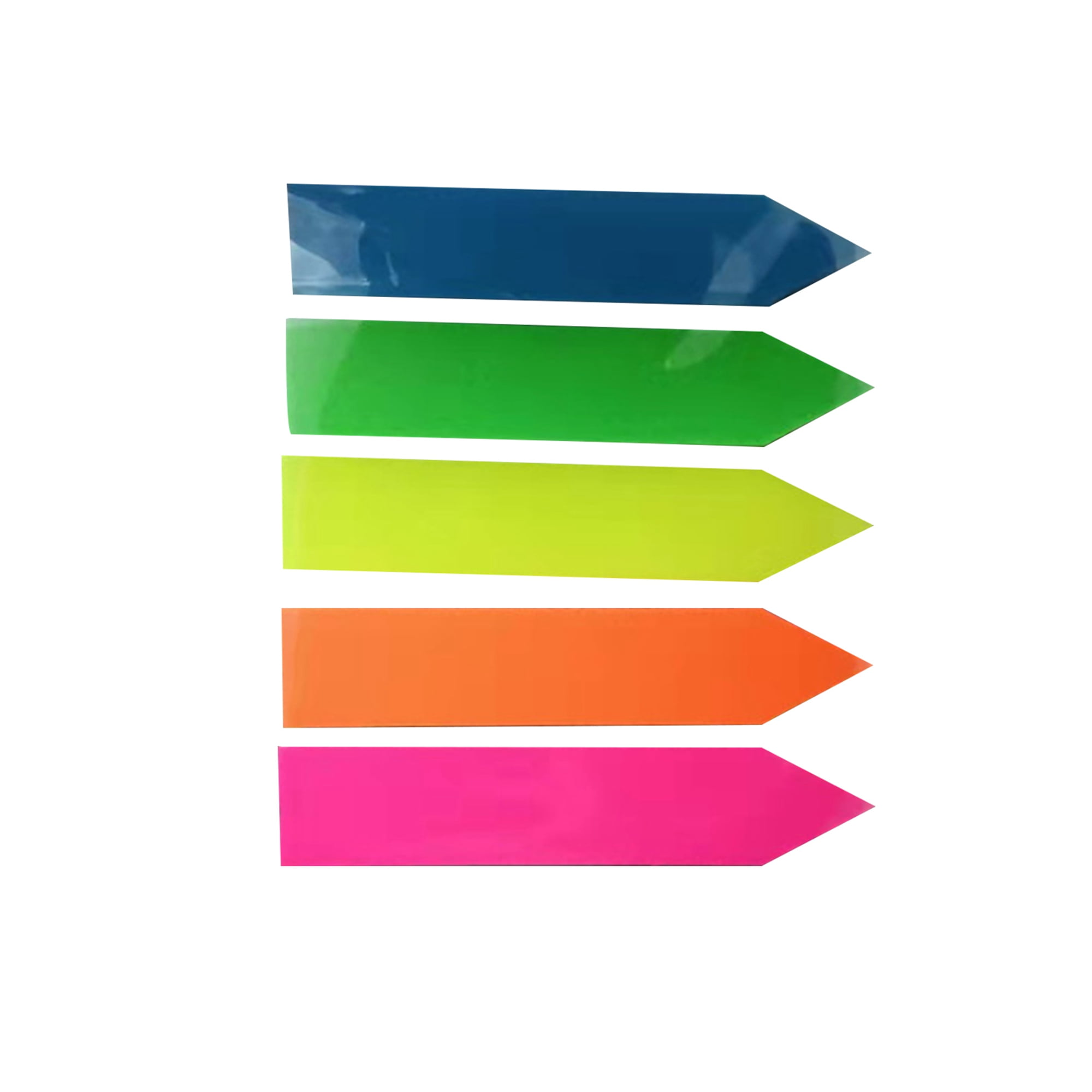 COUTEXYI 5 Color Index Tabs Index Flag, 100 Pcs Transparent Sticky ...