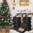 12Pack Black Gift Boxes with Lids, 12×9.8×3.1 Inch Groomsmen - Walmart.com
