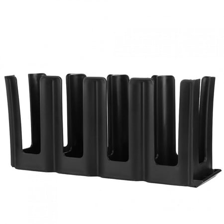 Black 4 Compartment Stable Paper Cup Dispenser, Cup Holder, For ...