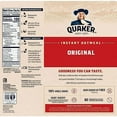 Quaker Instant Oatmeal, Original, Individual Packets, 0.98 Ounce , 48 ...