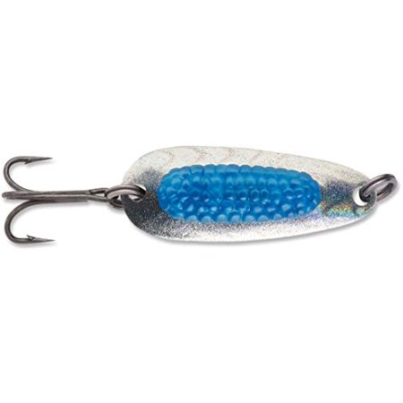 Blue Fox Rattlin' Pixiee Spoon, 7/8-Ounce, Holographic Silver/Blue ...