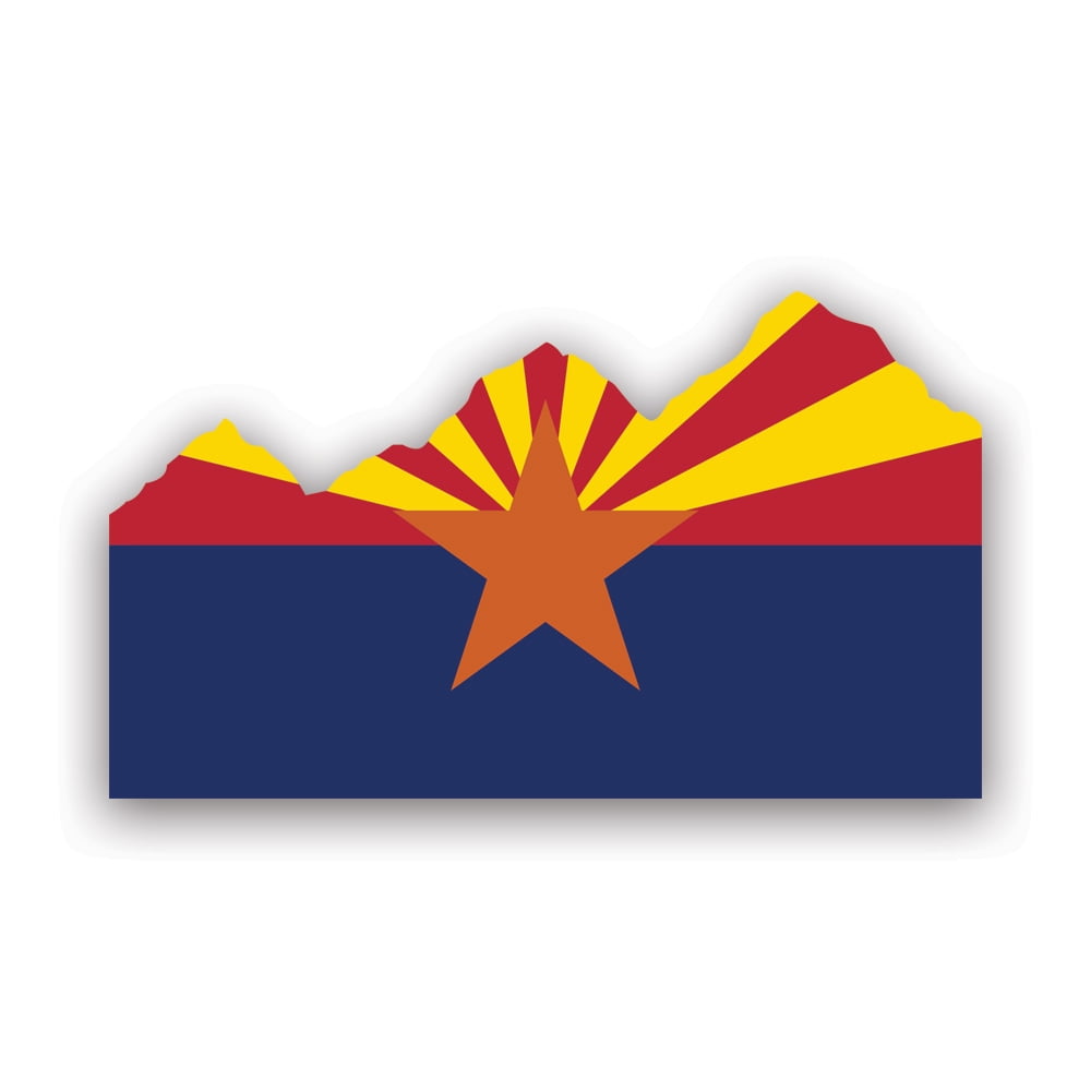 Arizona State Rocky Mountains Sticker Decal - Self Adhesive Vinyl ...