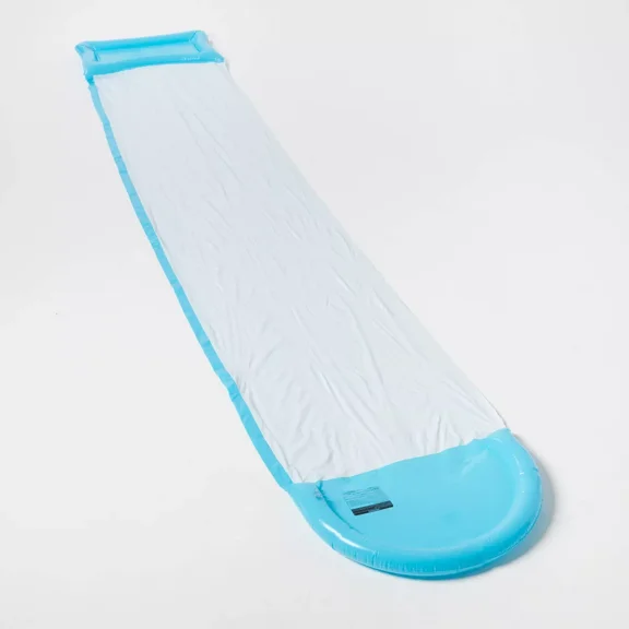 SYNCFUN 30ft x 6ft Water Slide, PVC Lawn Slip and Slide with Sprinklers ...