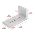 10Pcs Solar Panel Module Aluminum Bracket Replacement Mount Bracket For ...