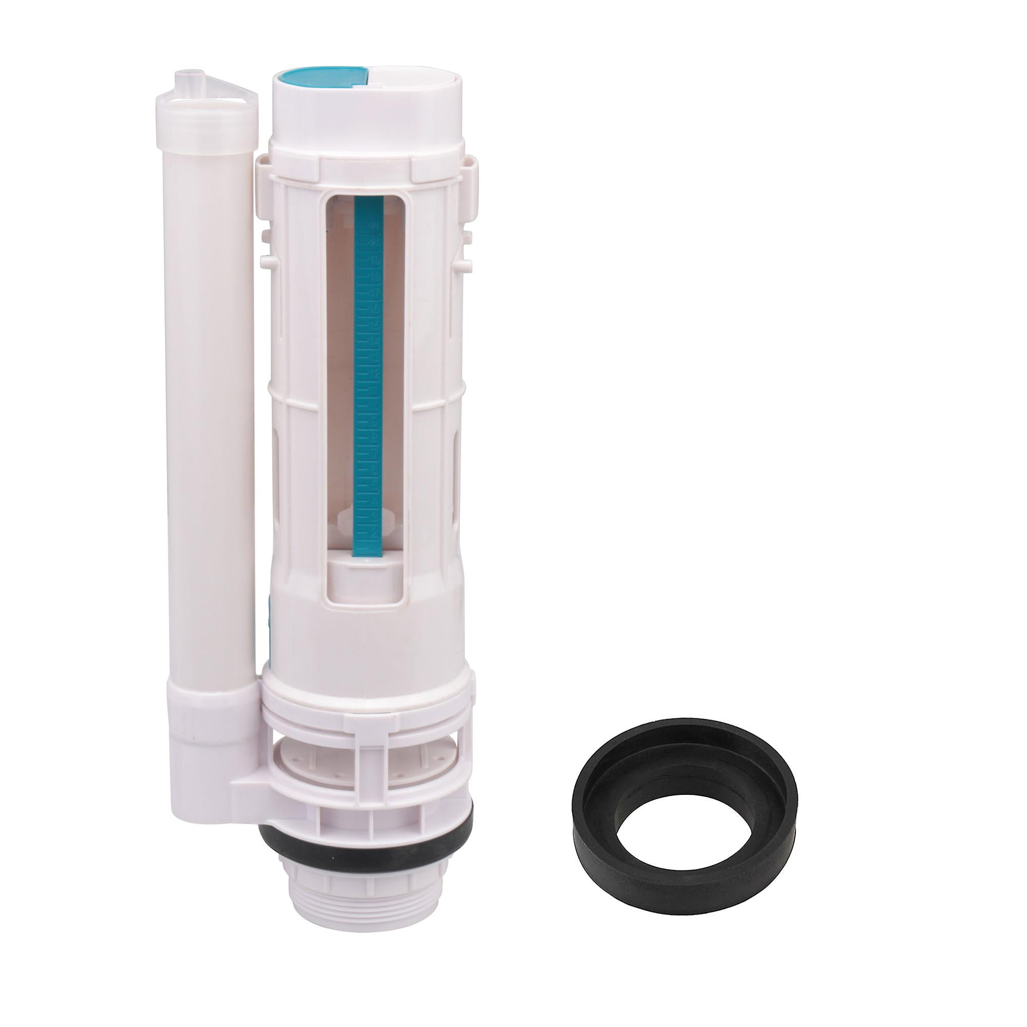 Toilet Bottom Inlet Fill Valve Split Push Button Dual Flush Cistern ...