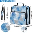 3 Ring Zipper Binder Stationery Organizer for Study Work Home Travel ...