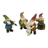 GlitZGlam Happy Gnomes Dancing Celebration! - 4- Piece Musical Garden ...