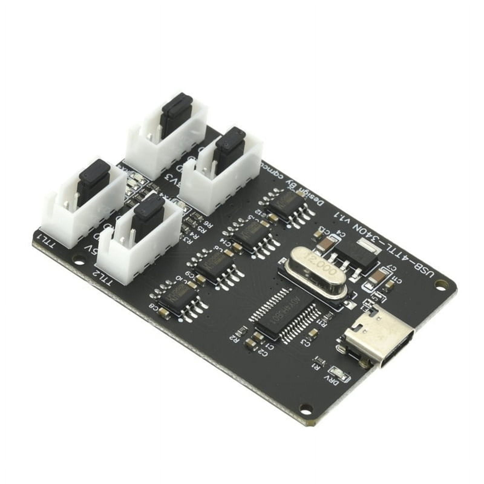 Módulo USB A TTL CH340 HUB TIPO C Interfaz de 4 Canales Cuatro Solo TTL ...
