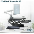 Vari - VariDesk Essential 30 - Two-Tier Standing Desk Converter for ...