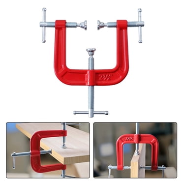 WEN 4-Inch Right Angle Clamp for Woodworking and Pocket Hole Joinery ...