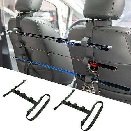 FFIY Car Adjustable Fishing Rod Holders，Nylon Strap Combined Fishing ...
