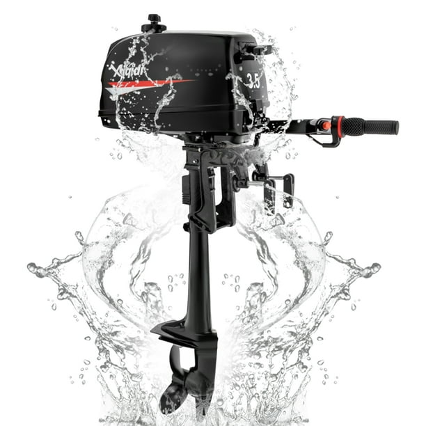 LOYALHEARTDY Outboard Motor 2 Stroke 3.5HP Fishing Boat Engine for ...