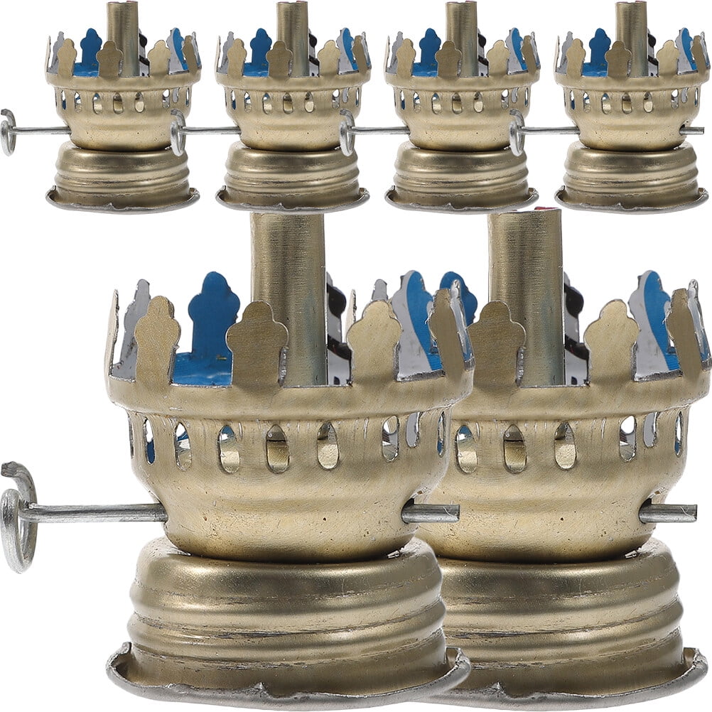 6pcs Oil Lamp Wick Holder Kerosene Lamp Replacement Parts Replaceable ...