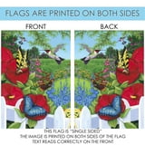 Toland Home Garden Garden Frenzy Butterfly Flower Flag Double Sided ...