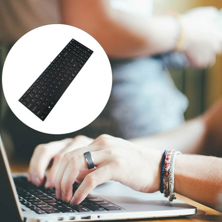 Black Frame Laptop Keyboards with Backlit Fluent Typing Computer ...