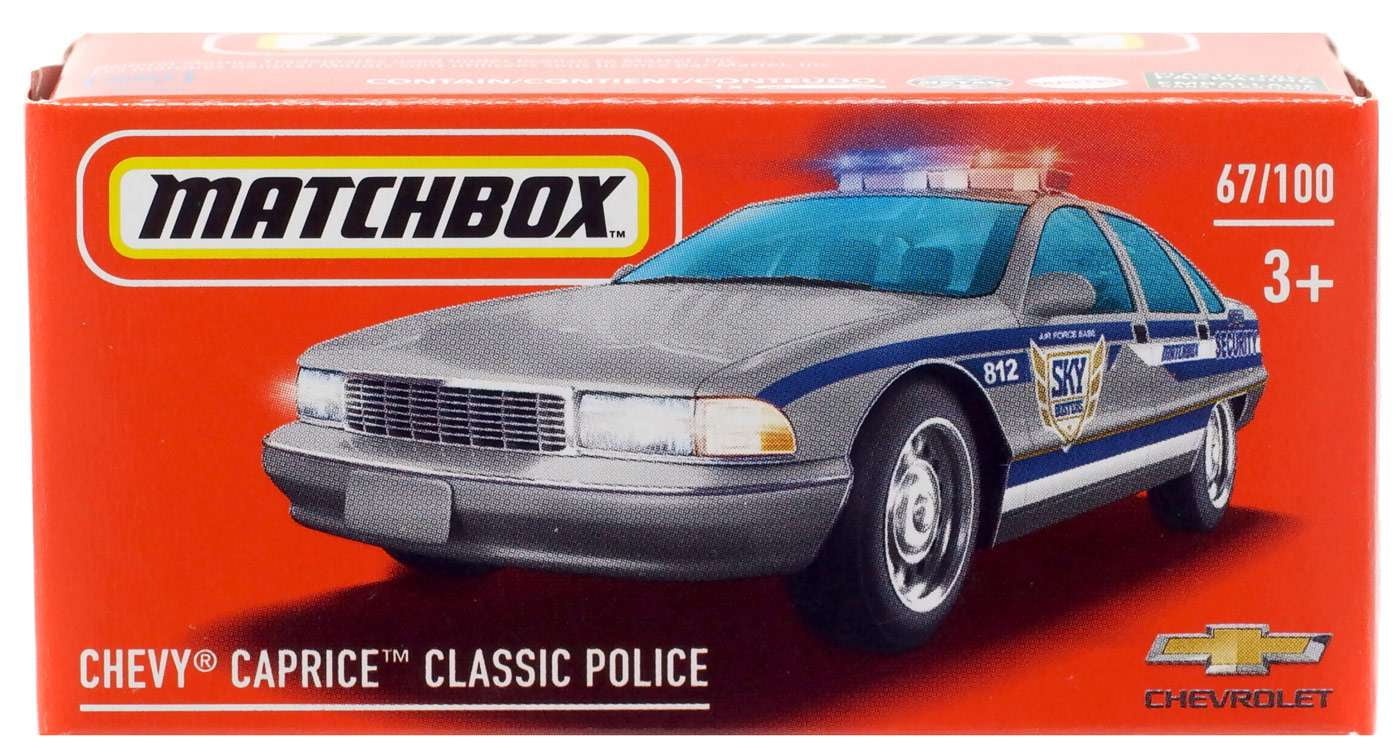 Matchbox Power Grabs Chevy Caprice Classic Police Diecast Car - Walmart.com
