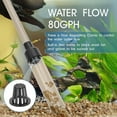 Small Gravel Vacuum for Aquarium, Manual 80GPH Aquarium Gravel Cleaner ...