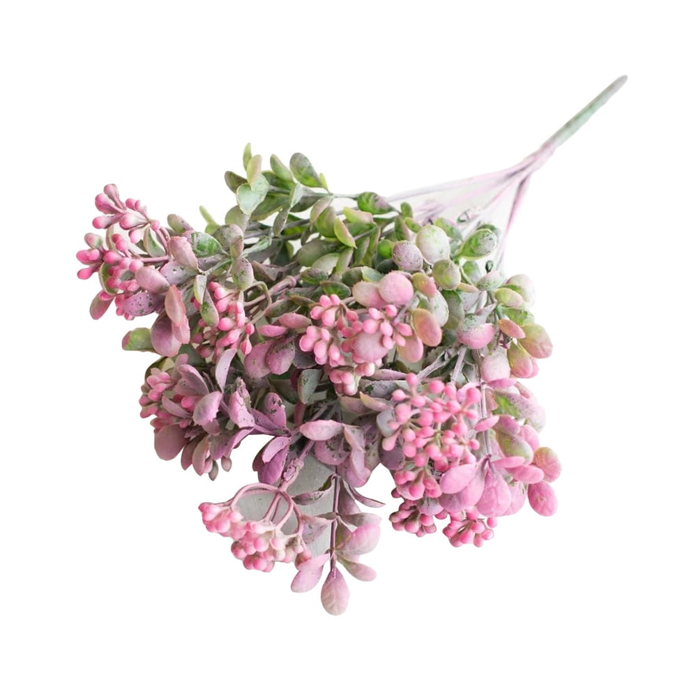 1 Bouquet Small Fruits Artificial Plant 7 Branches Wedding Hotel Home ...