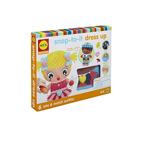 Alex Discover Snap-to-It Dress Up Kids Art and Craft Activity | Walmart ...