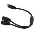 Din 8 Pin Male To 2 Din 8 Pin Female Cable Double Shielding Din 8 Pin Splitter Cable Signal