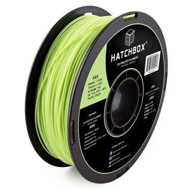 HATCHBOX ABS 1.75 mm 3D Printer Filament in Beige, 1kg Spool - Walmart.com
