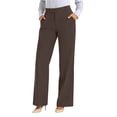 Betivan Dress Pants Women Casual Wide Leg Work Slacks Stretchy Straight ...