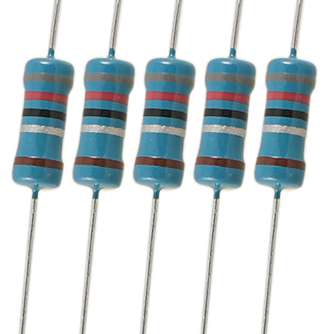 200x Axial Metal Film Resistor 8.2 Ohm 1W 8R2 1% - Walmart.com