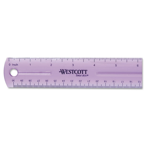 Westcott 12" Jewel Colored Ruler - Walmart.com - Walmart.com