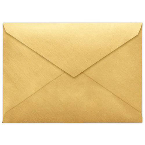5 1/2 BAR Envelopes (4 3/8 x 5 3/4) - Gold Metallic (250 Qty ...