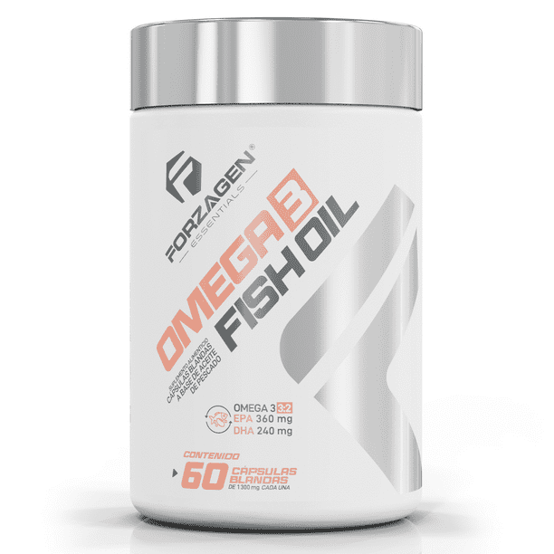 Aceite de Pescado purificado con Omega 3 Forzagen Essentials Fish Oil ...