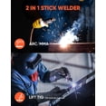 HITBOX 110V Mini Stick Welder, ARC200S IGBT Inverter ARC Welding ...