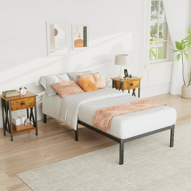 Walmart twin bed frame no box spring store