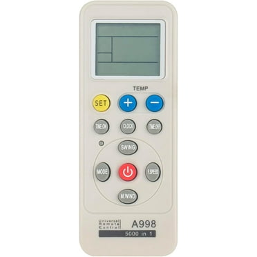 HQRP Universal A/C Remote Control Compatible with TADIRAN Air ...