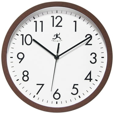 Infinity Instruments Classic Black 24 in. Wall Clock - Walmart.com