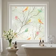 C Light Transmitting Bird Statics Glass Film Privacy Protection Window ...