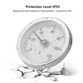 63mm Bimetal Temperature Spring Thermometer Pipe Surface IP55 ...