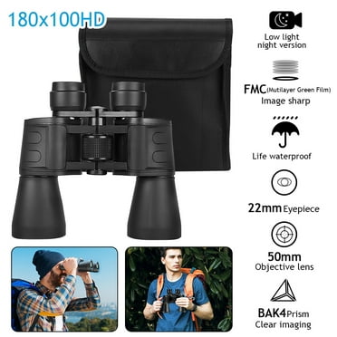 DFITO 180 x 100HD Binoculars for Kids Beginners Adults with BAK4 Prism ...