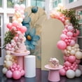 Blue Flower Arch Backdrop Cover, 6FT, Spring Vintage Floral Plant Retro ...