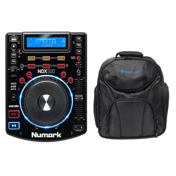 Numark NDX500 DJ Tabletop USB/CD Media Player Software Controller+Gear ...
