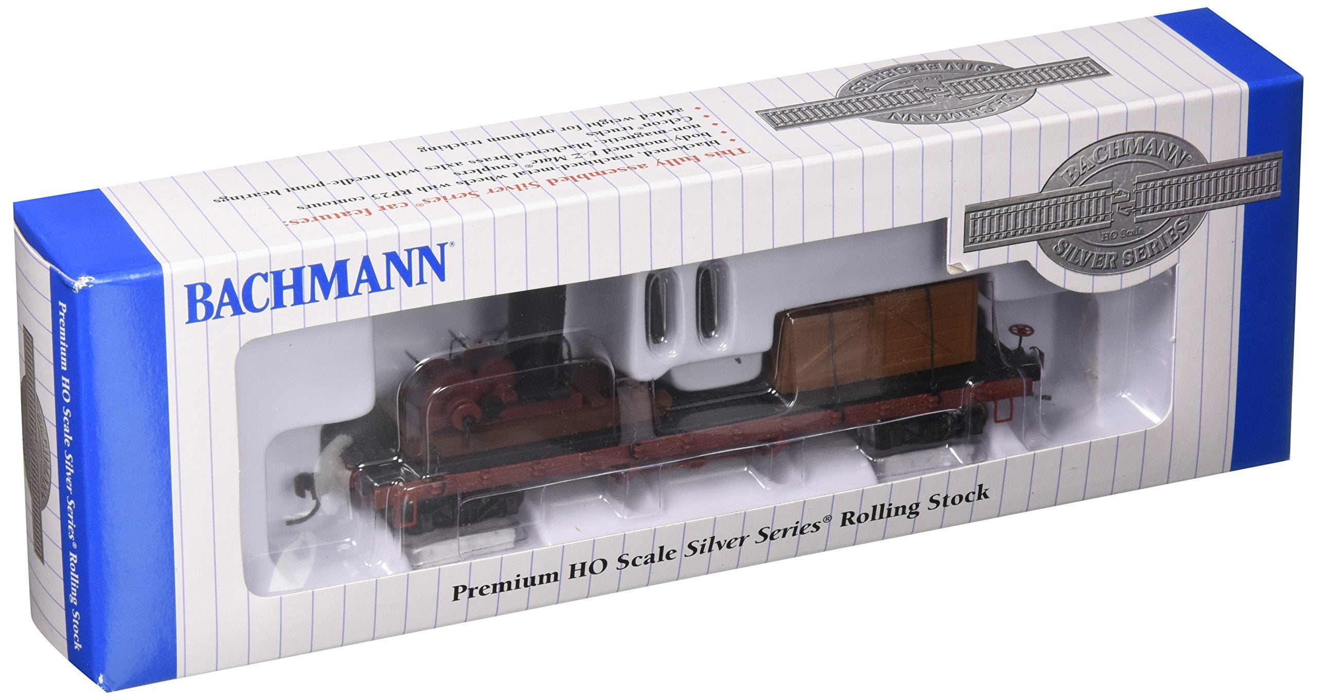 Bachmann, Log Skidder w/Crates (NonOperating) on ACF 40' Log Car HO ...