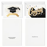 Hallmark Graduation Cards Assortment, Black and Gold (36 Cards and ...
