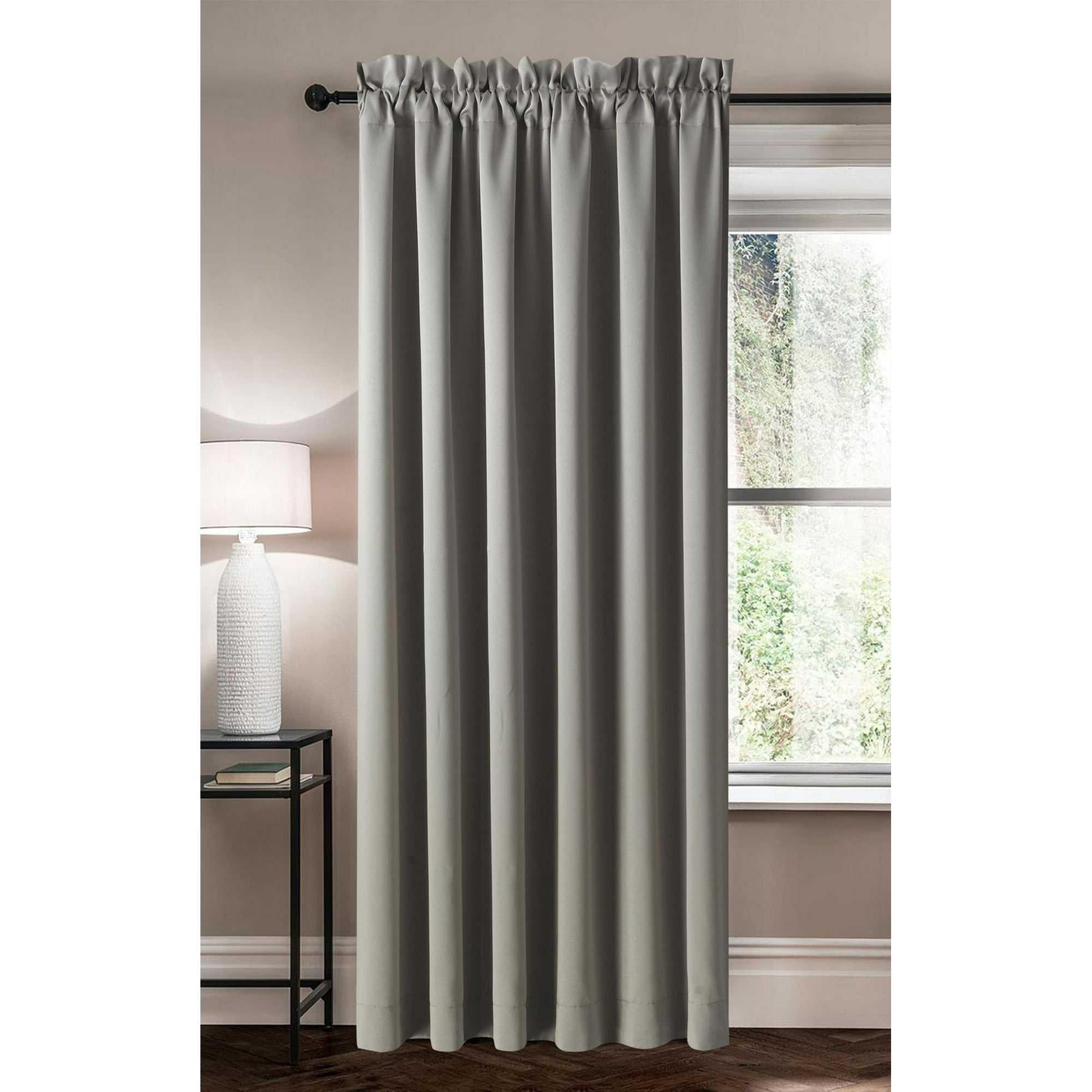 Click here for Swift Home 1 Piece Room Darkening Rod Pocket Curta... prices