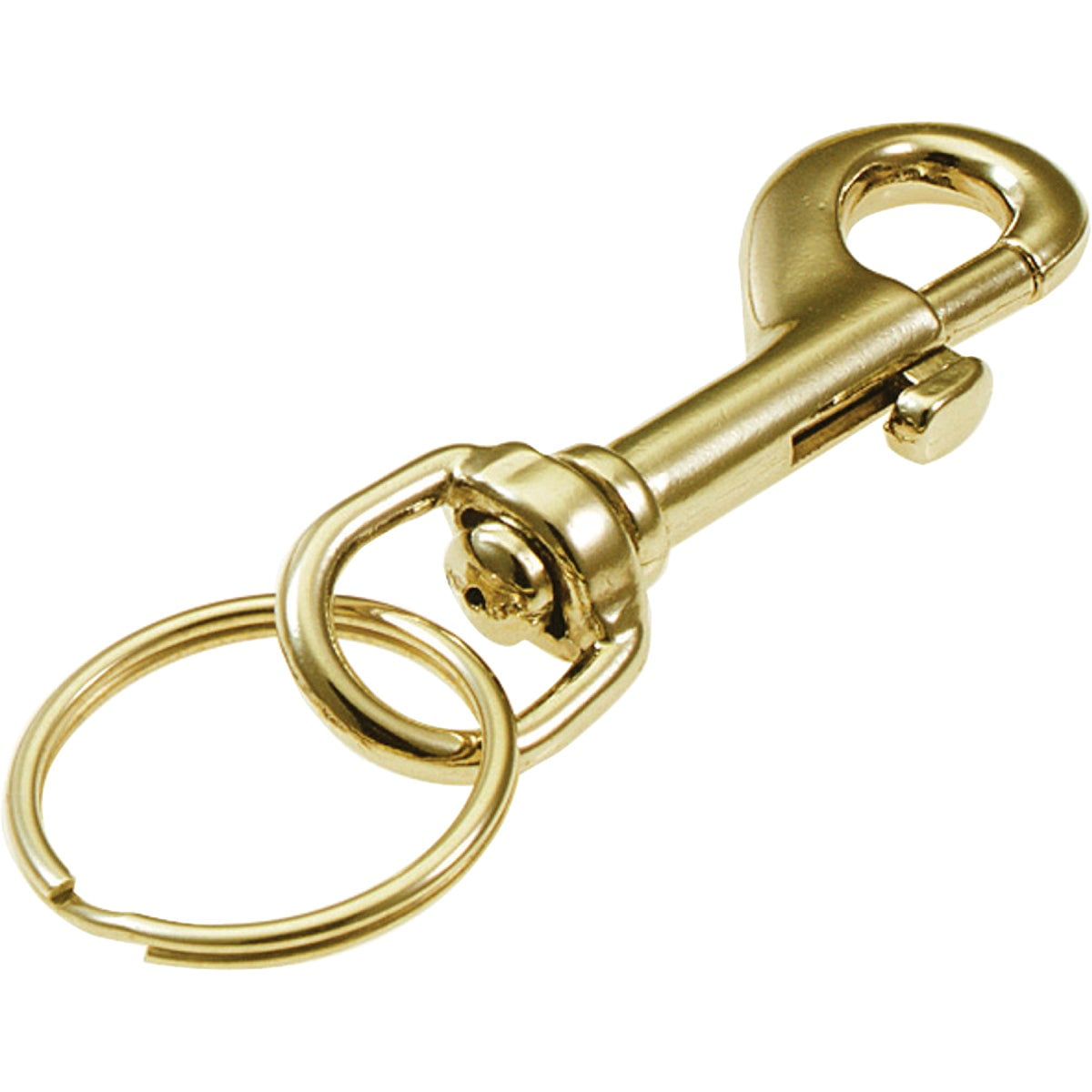 Lucky Line Solid Brass 1 In. x 3 In. L. Key Chain 45001 - Walmart.com