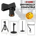 2-PCS Microphone Clip Holder with Adapters (5/8" to 3/8") - Universal ...