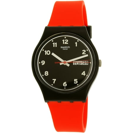 Swatch Men's Gent GB754 Red Silicone Quartz Fashion Watch | Walmart Canada