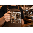 Barista Mug 3D Effect Coffee Lover Gift with Espresso Machine Latte Art ...