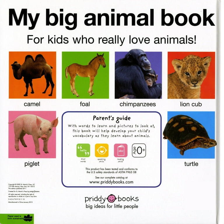 I Love Animals Book