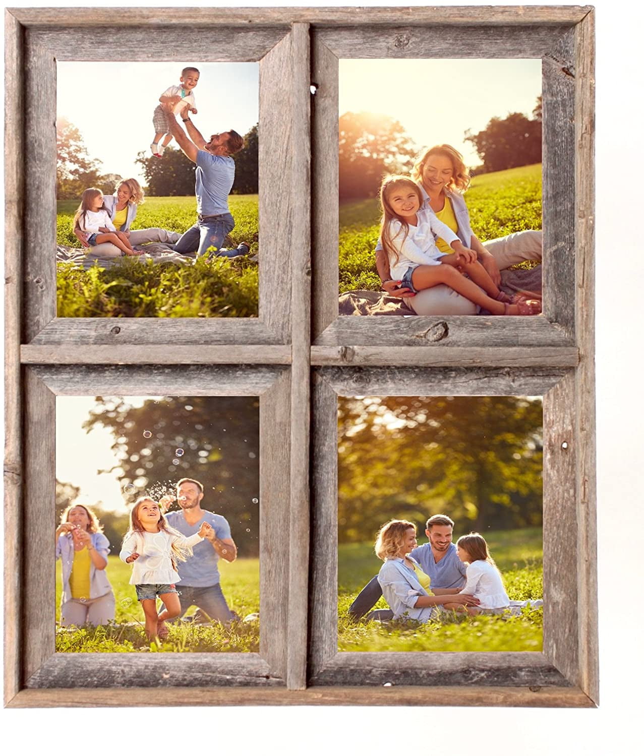 BarnwoodUSA Rustic Farmhouse Signature Weathered Gray Collage Reclaimed ...