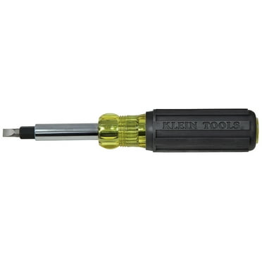 Klein Tools 32561 Stubby Multi-Bit Screwdriver/Nut Driver - Walmart.com